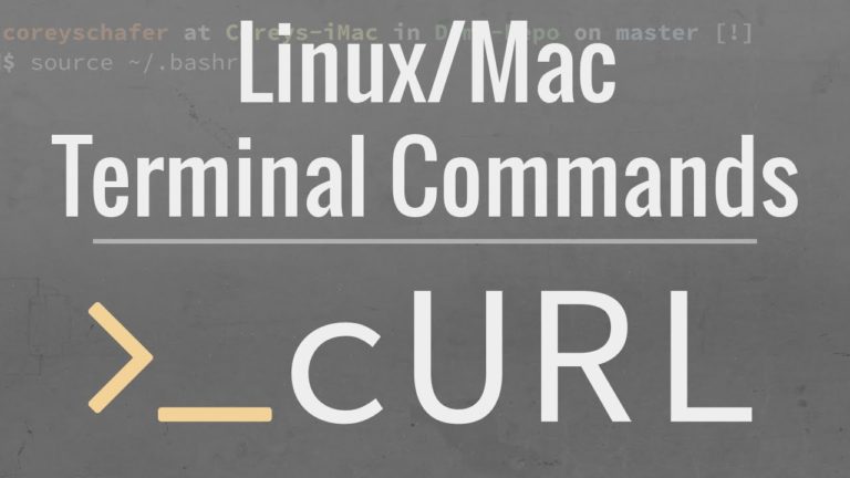 Using cURL in the Terminal for Mac OS X - Mac Terminal Using cURL in the Terminal for Mac OS X - Mac Terminal